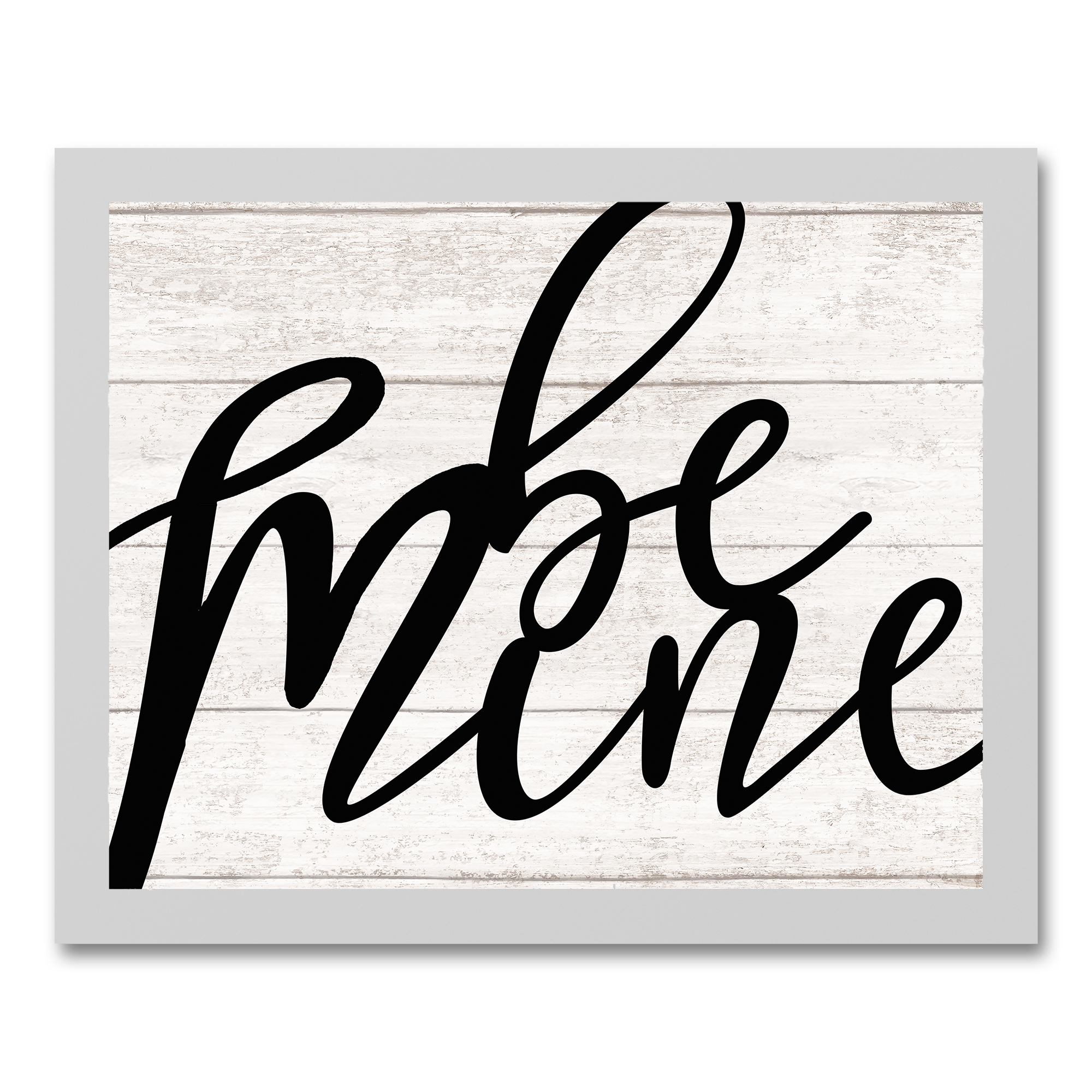 Creative Products Be Mine Script 15.63 x 12.63 White Framed Canvas ...